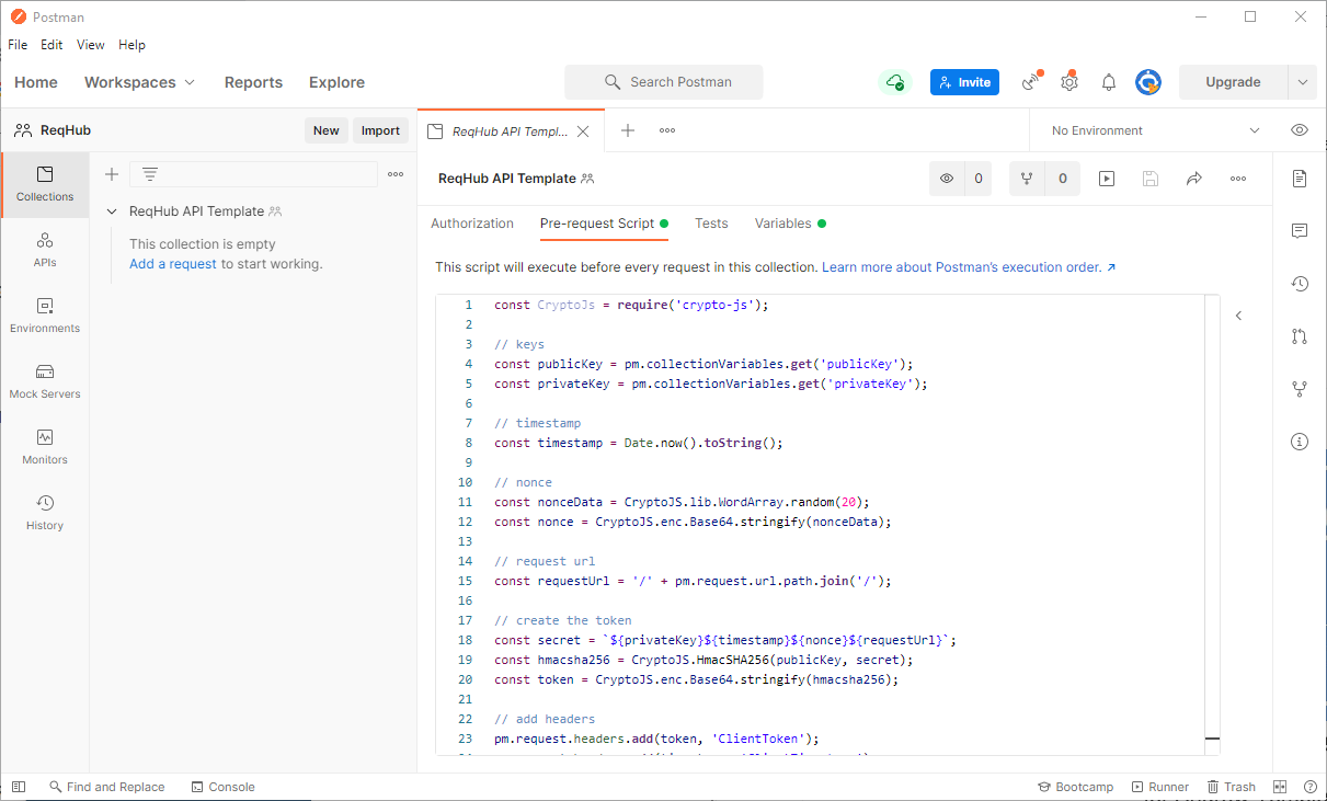GitHub - SpaceGiraffe-io/ReqHubPostman: Make ReqHub requests with Postman